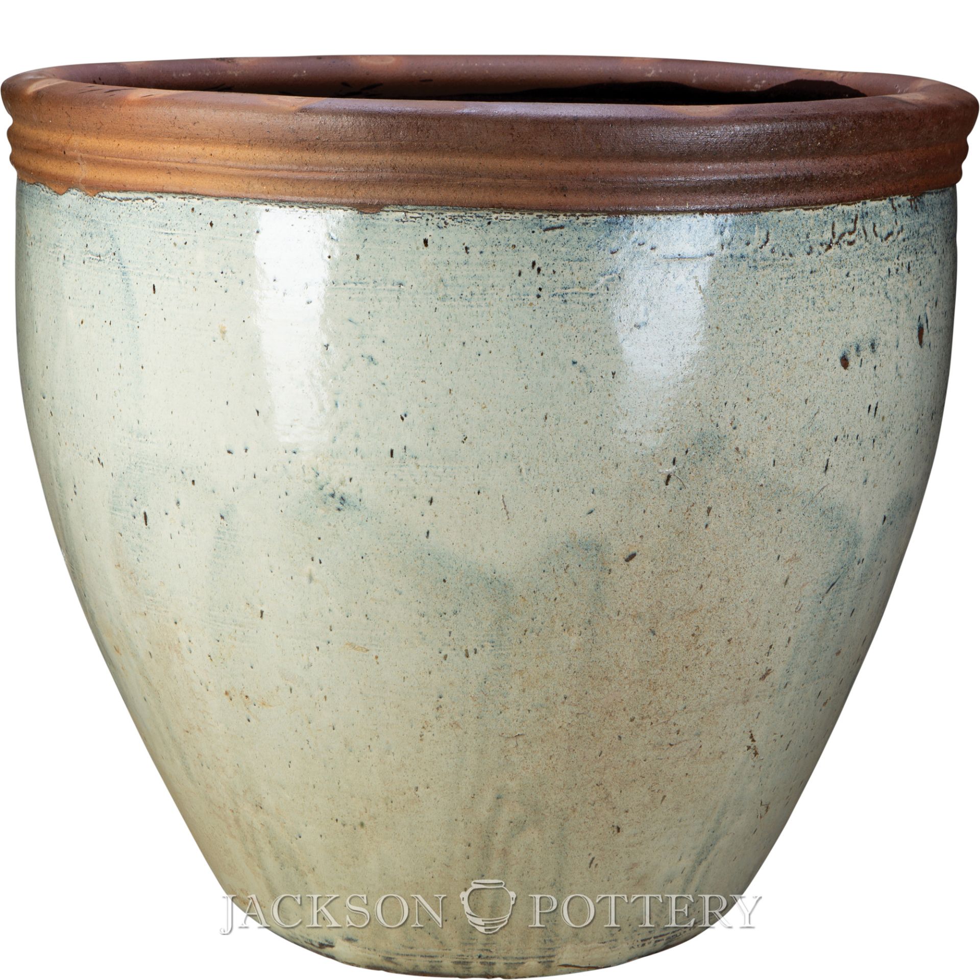Jackson Pottery | AGR-10C Double Rim Pot Plain, 30 in.